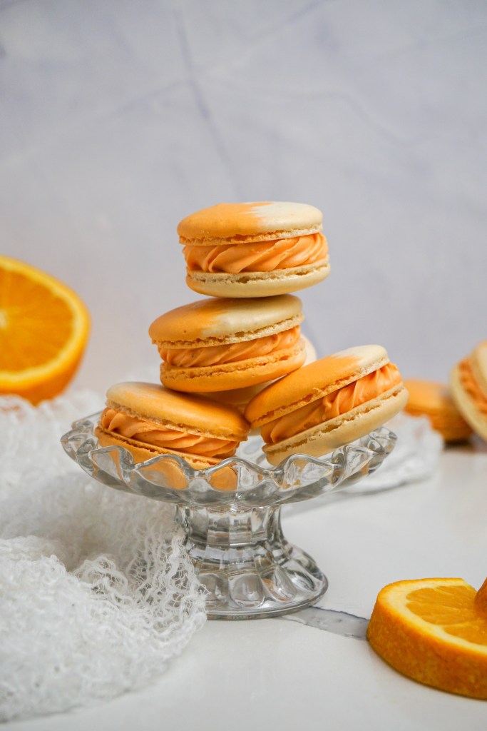 Vanilla Orange Macarons